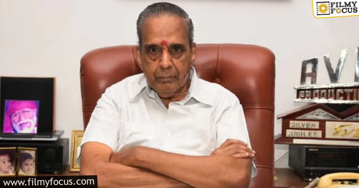 Tamil Cinema Icon AVM Saravanan No More - Filmy Focus