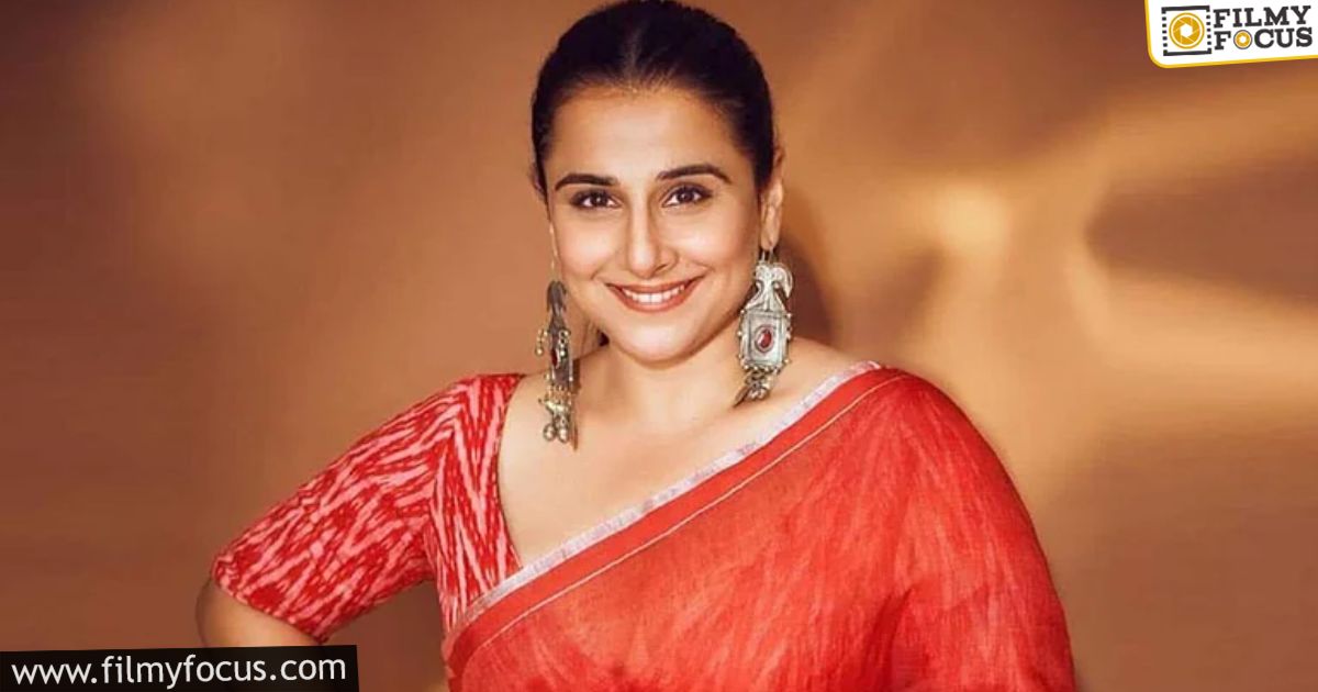 Vidya Balan To Make Full-Length Tamil Debut - Filmy Focus